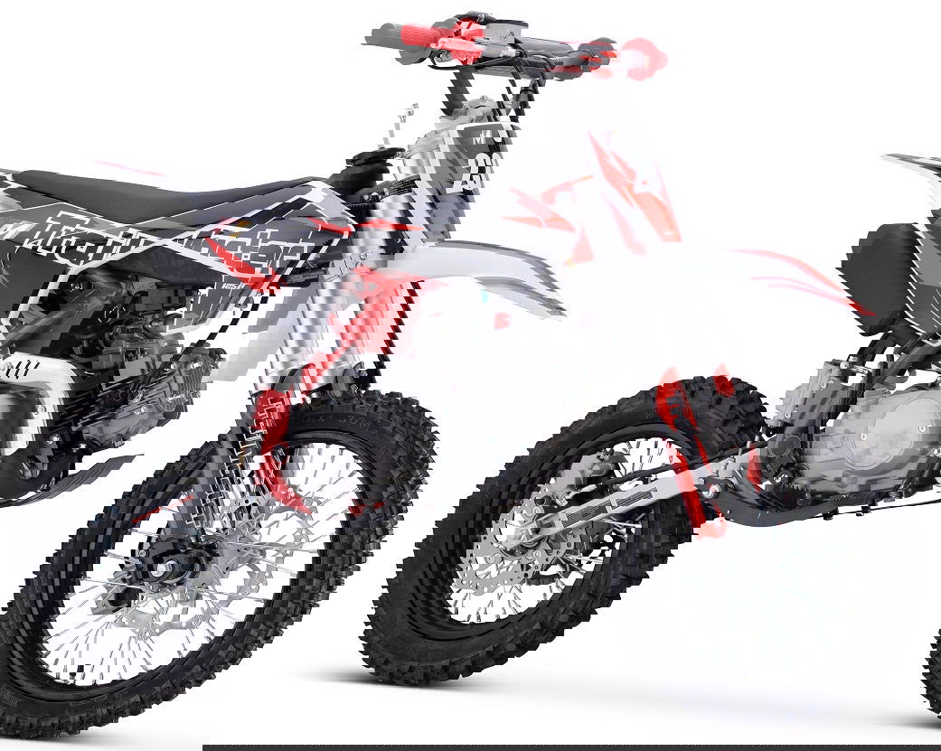 TrailMaster TM23 125cc Dirt Bike, 4-Speed Auto, Electric Start (14/12 ...