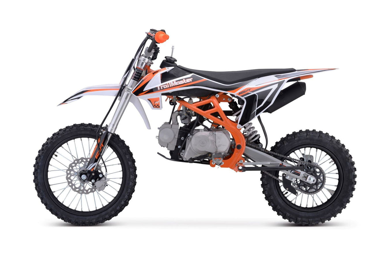 TrailMaster TM29 125cc Dirt Bike, Large Frame, 4-Speed Manual, with El ...