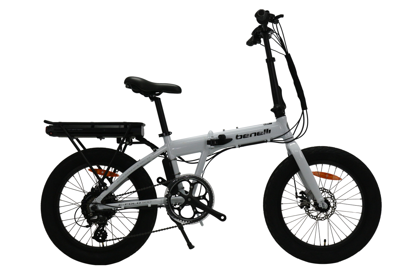 Benelli E-Fold 500-watt Folding Electric Bicycle – TrailMaster Powersports