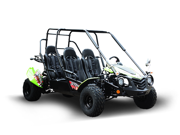 TrailMaster Blazer4 200EX EFI 4-Seater Buggy Go Kart, Extended Cab ...
