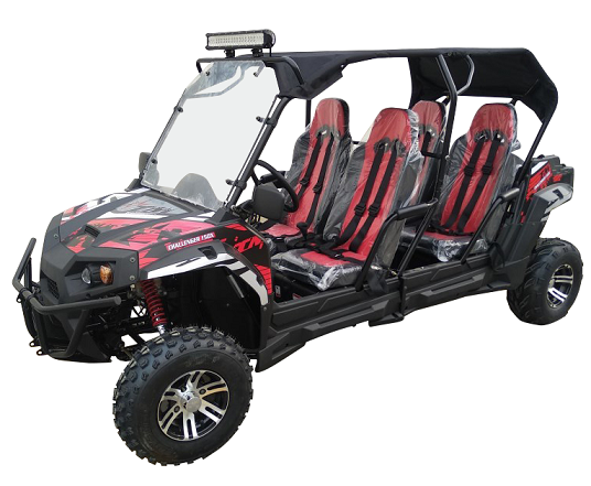 TrailMaster Challenger 200EX EFI 4-Seater UTV Side by Side Go Kart ...