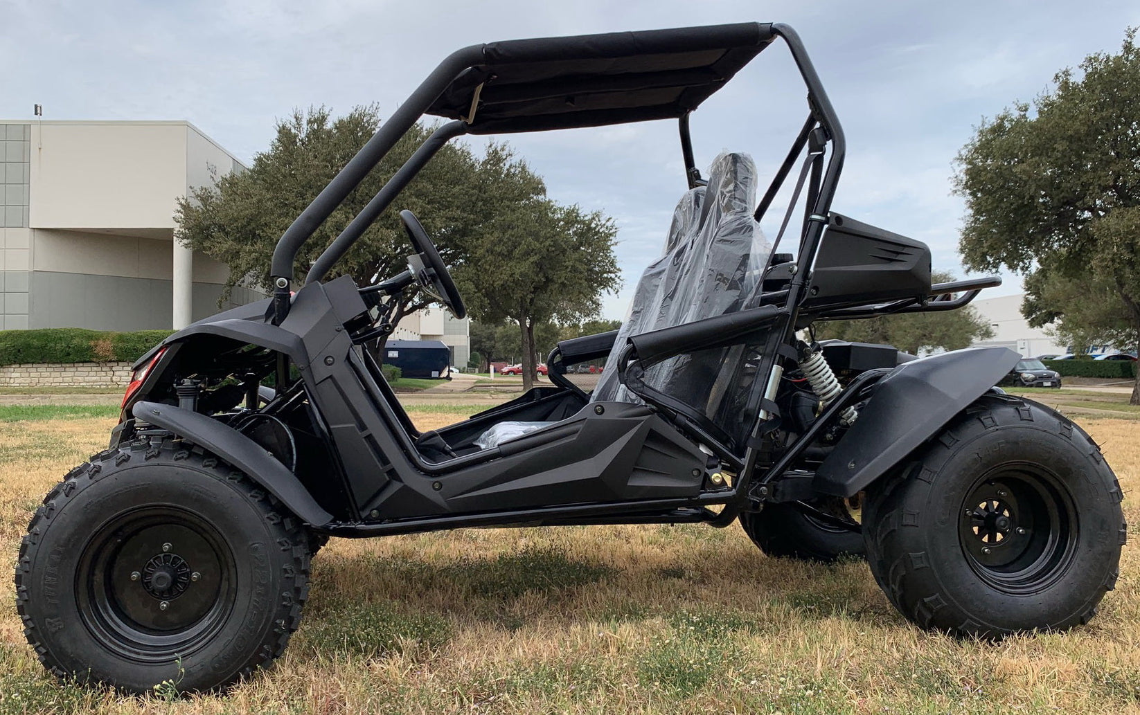 TrailMaster Cheetah 200 Full Size Buggy Go Kart, CVT Automatic with Re ...