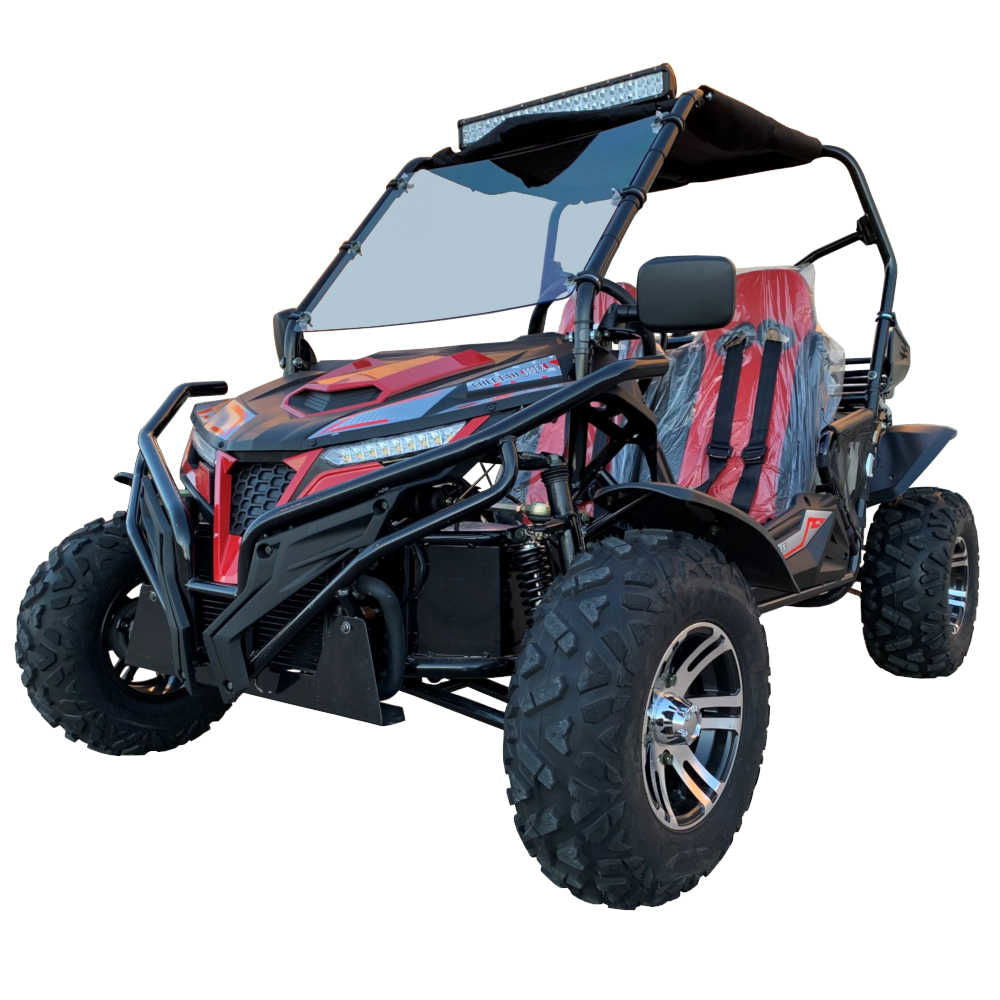 TrailMaster Cheetah 300EX EFI Deluxe UTV Go Kart, Shaft Drive, Liquid ...