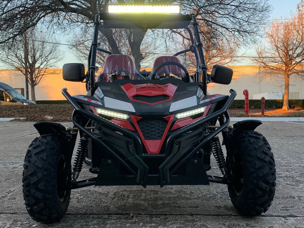 TrailMaster Cheetah 300EX EFI Deluxe UTV Go Kart, Shaft Drive, Liquid ...