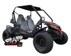 TrailMaster Cheetah 8 Mid-Sized Go Kart - 7.5hp, Torque Converter, Ele ...