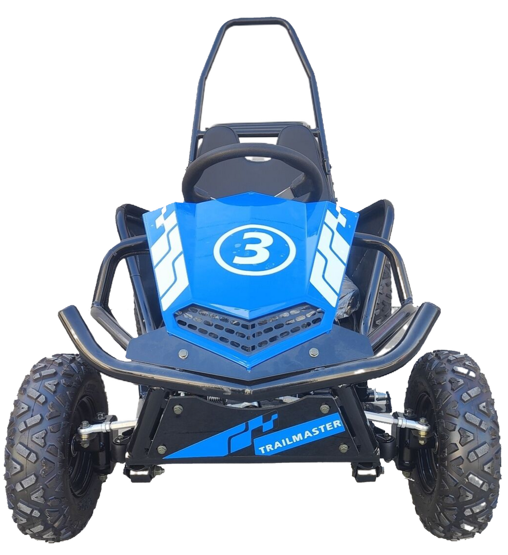 TrailMaster Cheetah i3 Kids Electric Mini Go Kart, 3-Speed settings, w ...