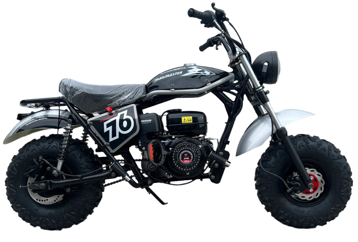 TrailMaster Hurricane 200X PRO Mini Bike, 196cc 6.5hp with Electric St ...
