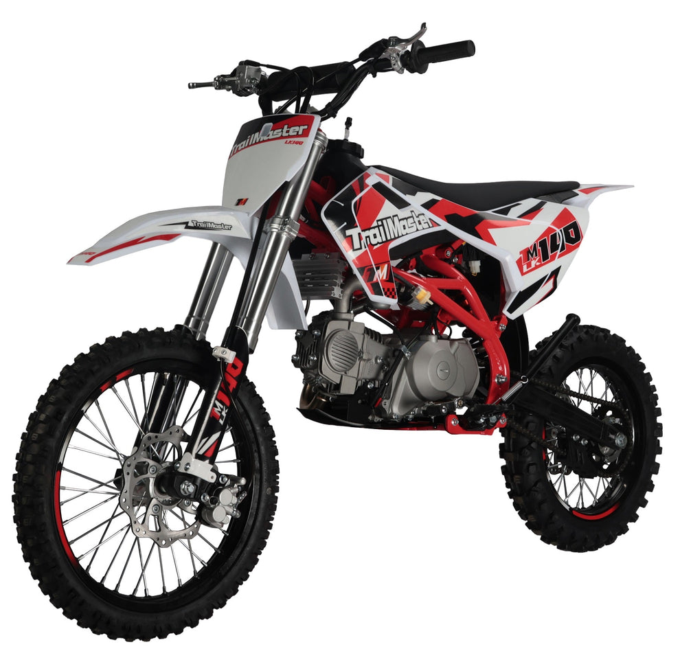 TrailMaster LK140 Pro Series Dirt Bike, Electric Start, 4-Speed Manual ...