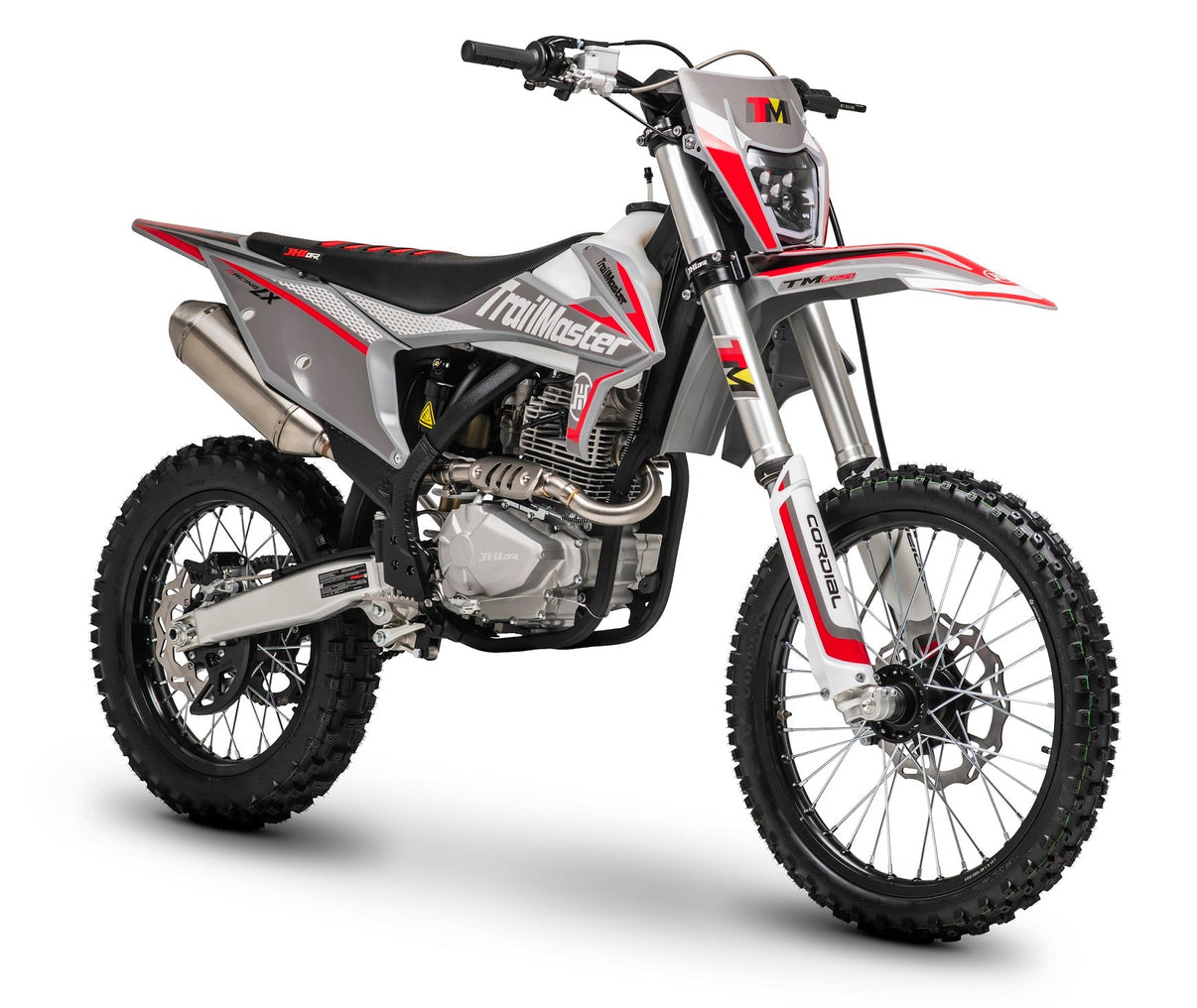TrailMaster LX250 Dirt Bike, 6-Speed Manual, Dual Disc Brakes, Electri ...