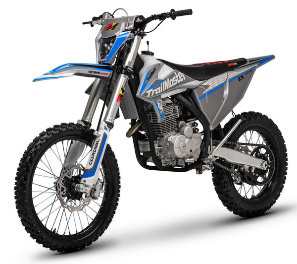 TrailMaster LX250 Dirt Bike, 6-Speed Manual, Dual Disc Brakes, Electri ...