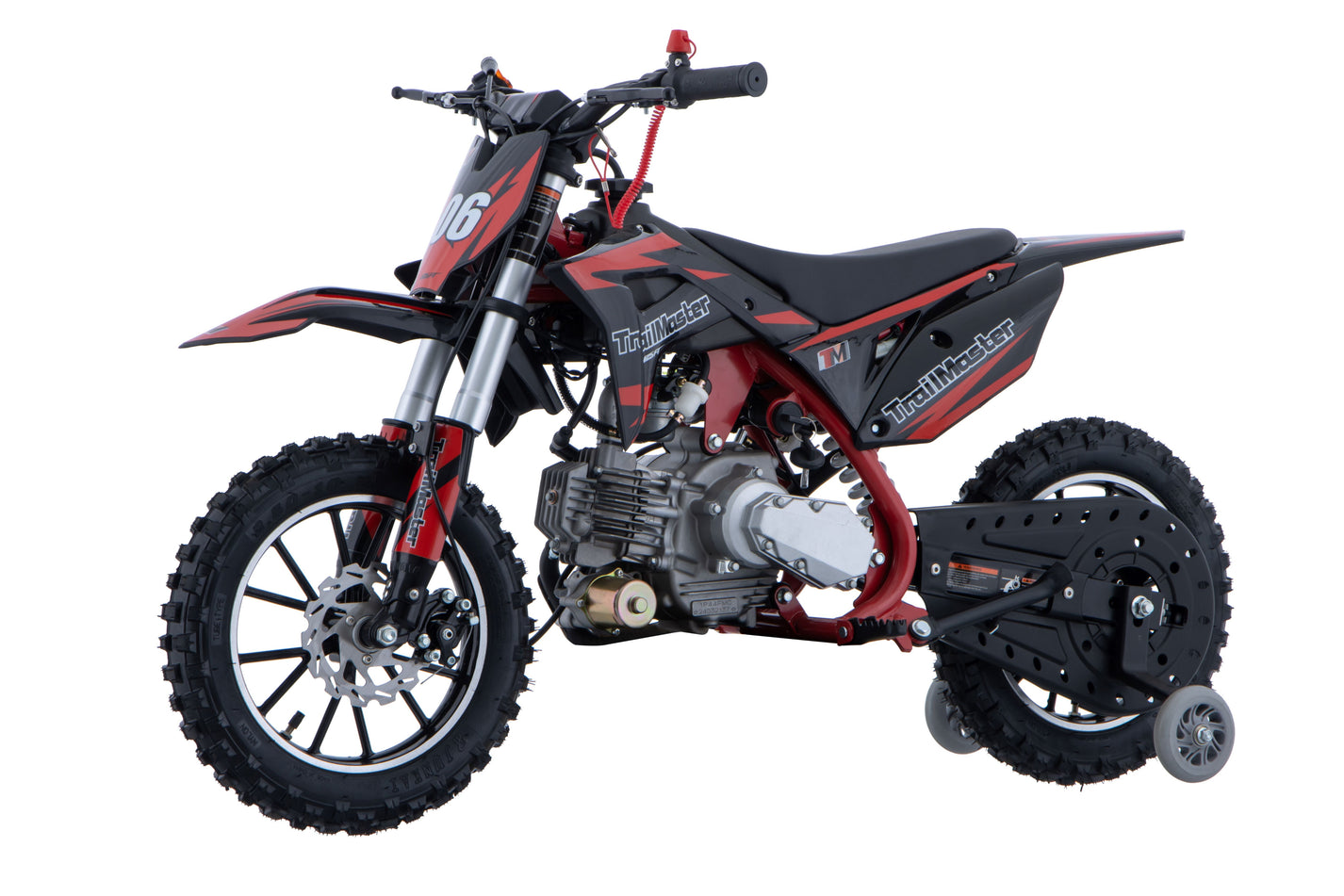 TrailMaster TM06 60cc Gas Dirt Bike, with Electric Start, Automatic, T ...