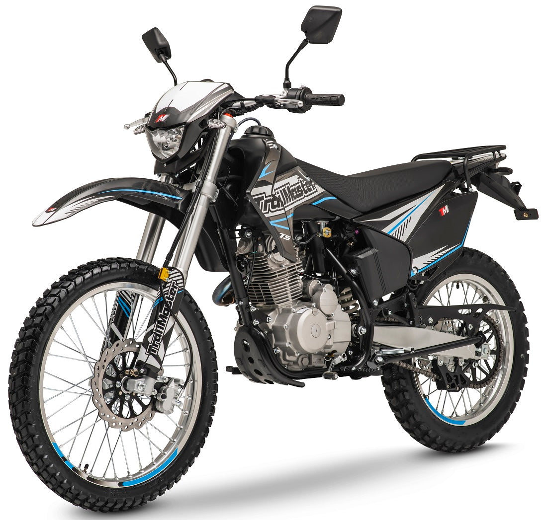 TrailMaster T5 Dual Sport Dirt Bike, 5-Speed Manual, 223cc Engine, Dua ...