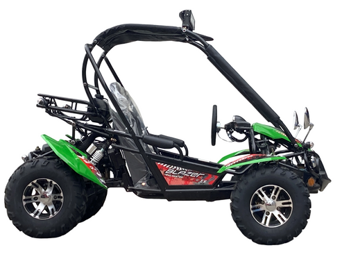 TrailMaster Blazer 200EX EFI Buggy Go Kart, LED Light Bar, Windshield ...