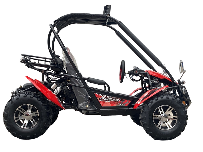TrailMaster Blazer 200EX EFI Buggy Go Kart, LED Light Bar, Windshield ...