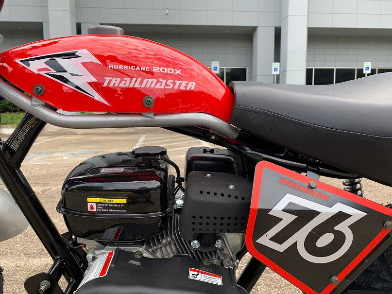 TrailMaster Hurricane 200X Mini Bike, 196cc 6.5hp with Torque Converte ...