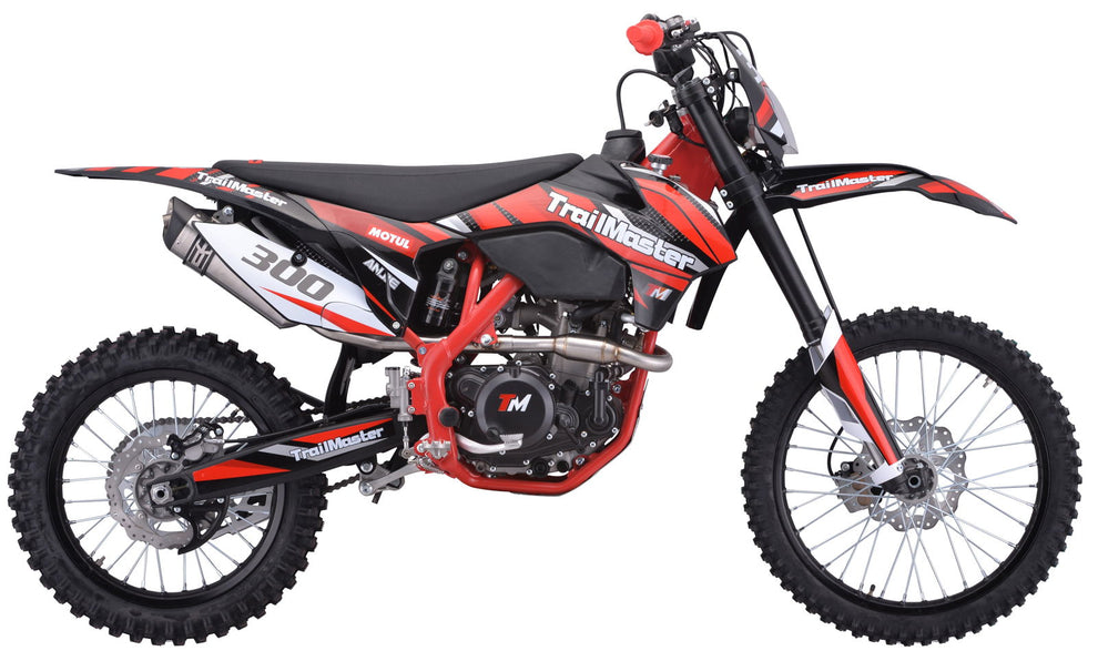 TrailMaster TM38E 300 EFI Dirtbike 31hp, 6-Speed Manual, Liquid Cooled ...